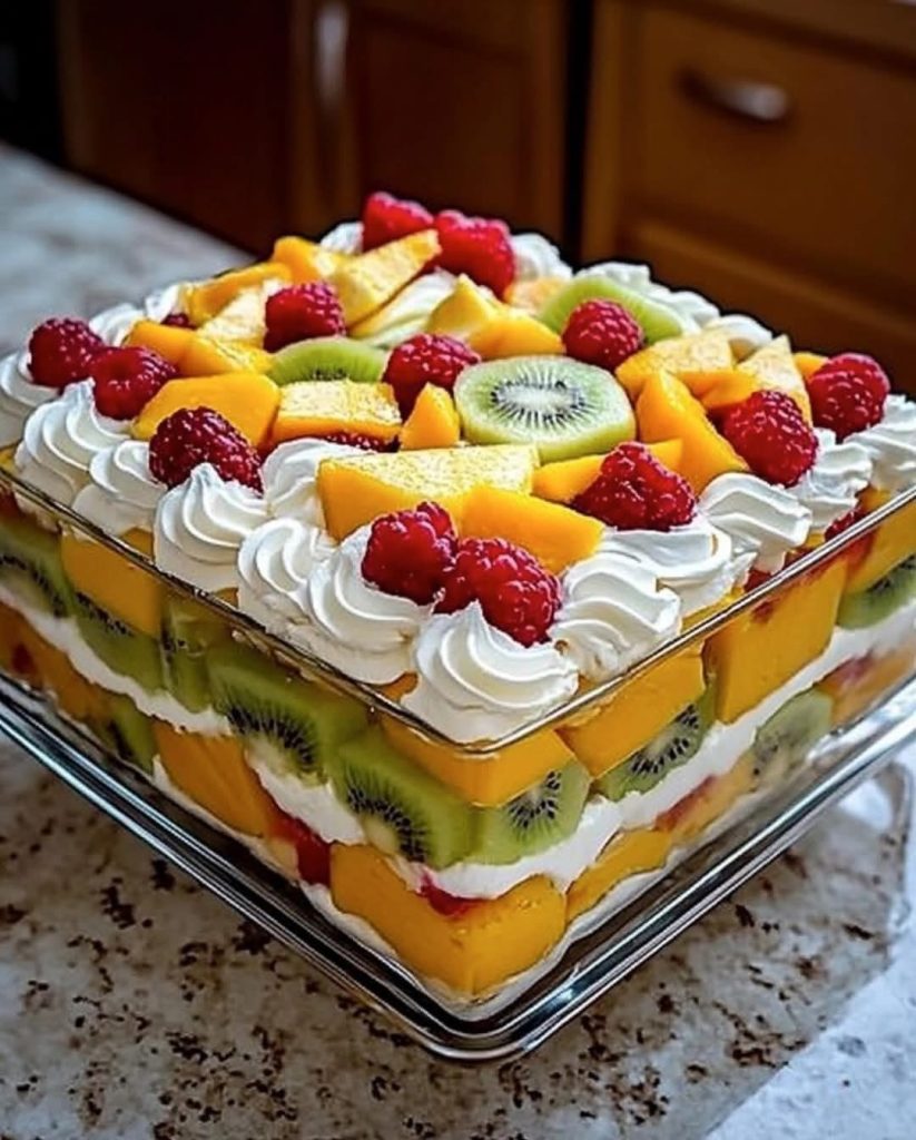Vibrant Fresh Fruit Trifle – A Layered Symphony of Sweetness ...