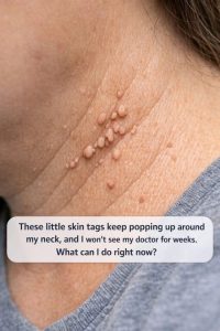 These little skin tags keep popping up around my neck – Delicious Recipes